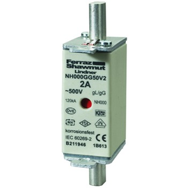 NH000GG50V50 MERSEN NH-SICHERUNG GR 000 50A 500 Volt - NH-Sicherungseinsatz