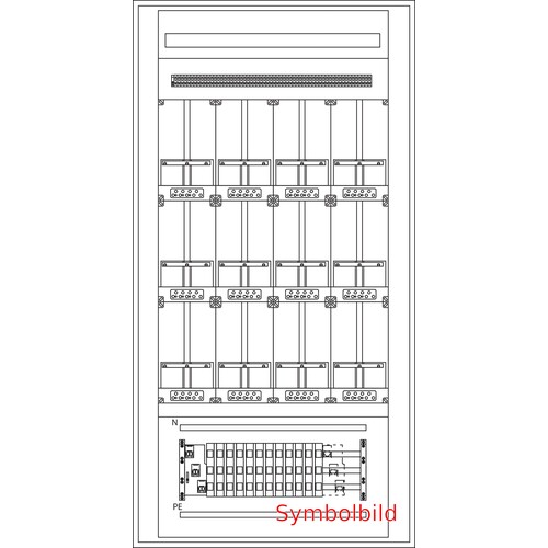 W12D2O-10 Elsta-Mosdorfer Zählerverteiler 12ZP + ZS 80TE - Zähler ...