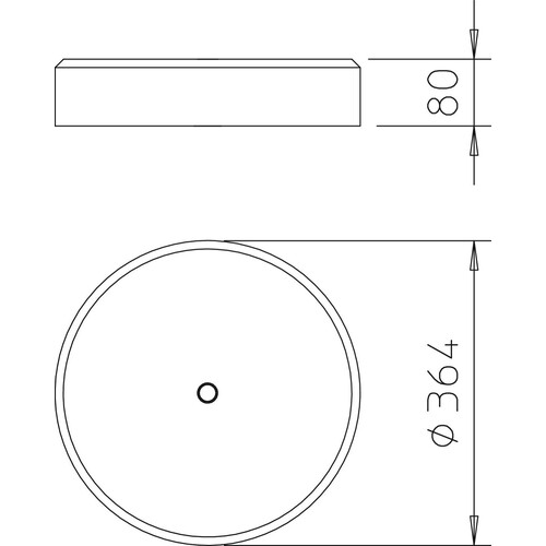 5403227 Obo F- FIX- S16 Standfuß für FangFix 16kg Beton - Sockel für ...