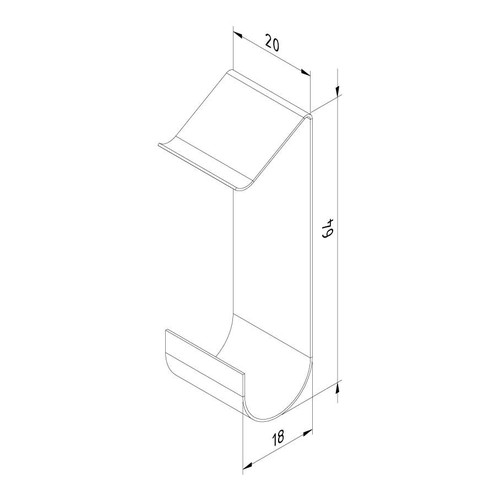 10014 Trayco CL60-CCL-SS Deckelklammer für Kabelleiter - Deckelklammer ...