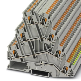 3210499 Phoenix Dreistockklemmen PT2,5-3L - Durchgangs-Reihenklemme